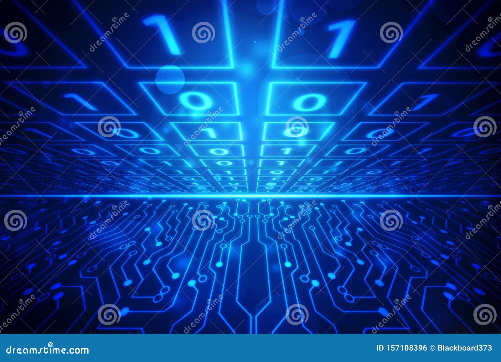 Binary Code Background,flowing Number One and Zero Text in Binary Code ...