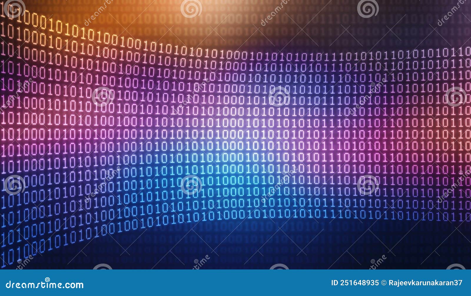 Binary Code Background, Internet Big Data Concept Digital Abstract Technology Background.Digital ...