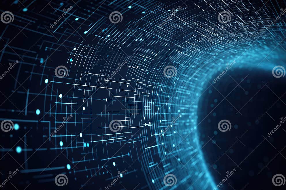 Binary Code Background with Lines and Curves in White and Blue Colors ... Binary Code Background with Lines and Curves in White and Blue Colors ...