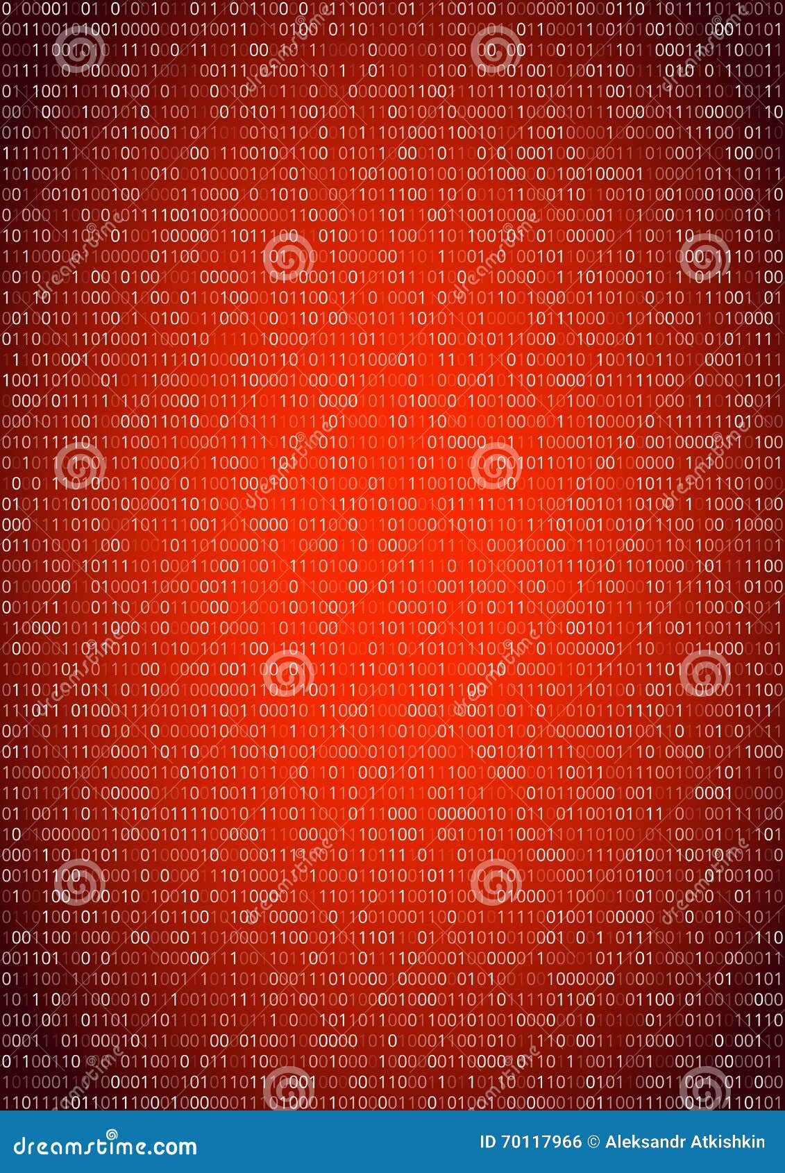 Binary Code Background stock vector. Illustration of file - 70117966