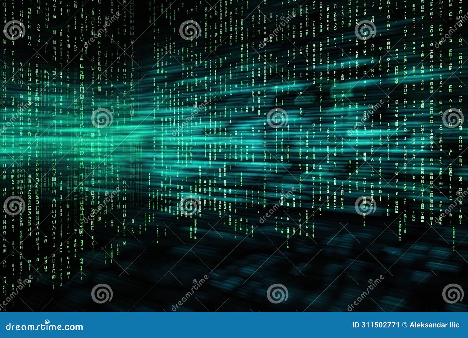 Binary Code Background Programming And Coding Concept Stock Image Image Of Board Futuristic