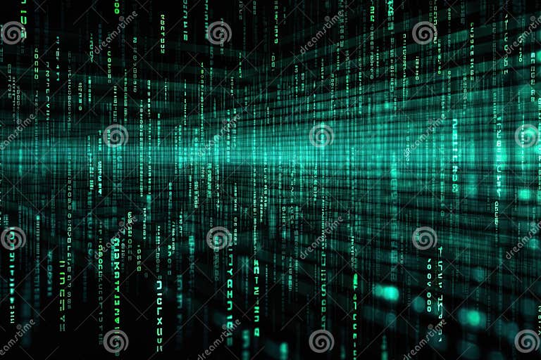 Binary Code Background. Programming and Coding Concept Stock Photo - Image of abstract, robot ...