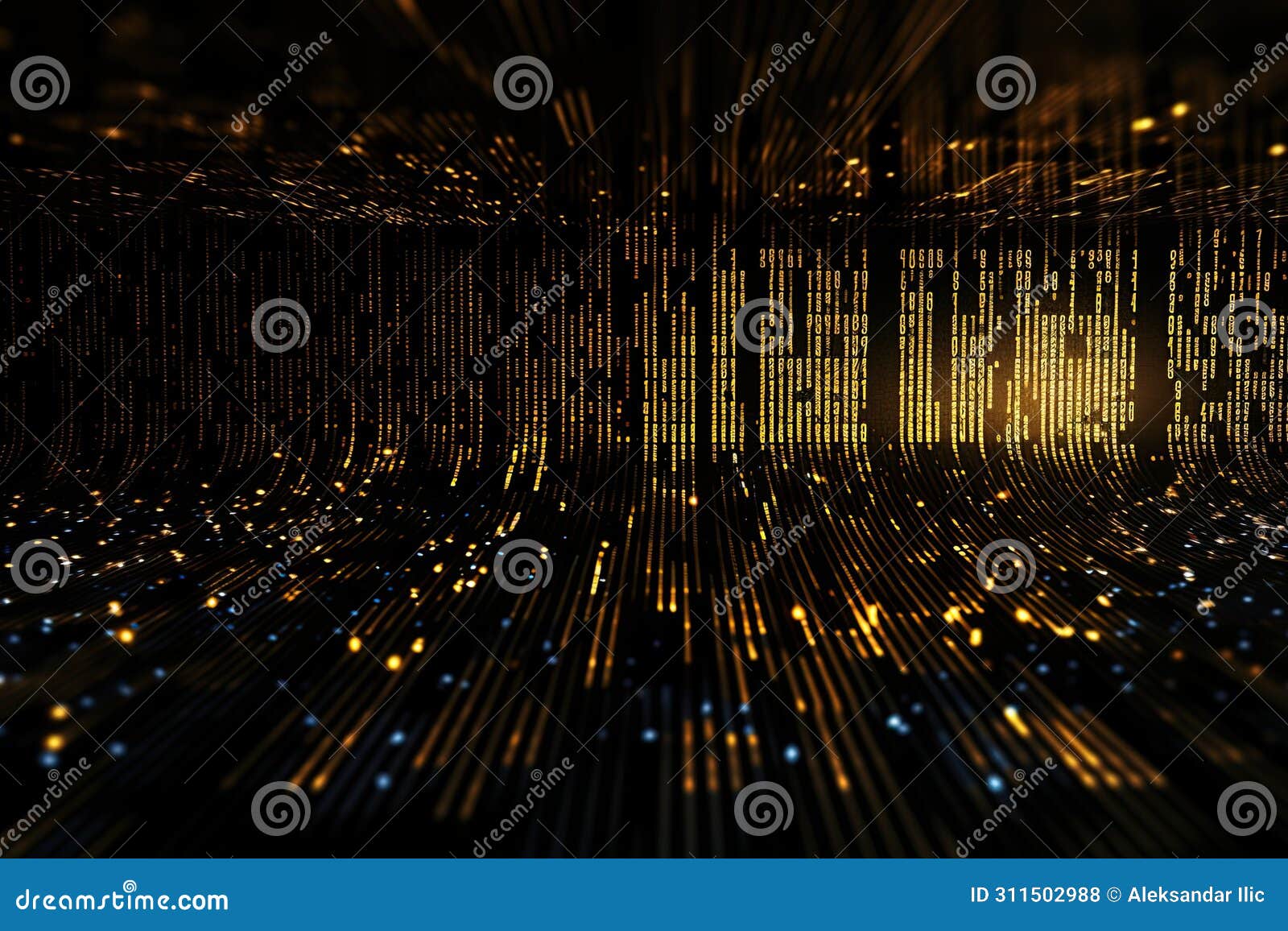Binary Code Background. Programming and Coding Concept Stock Photo - Image of science, board ...