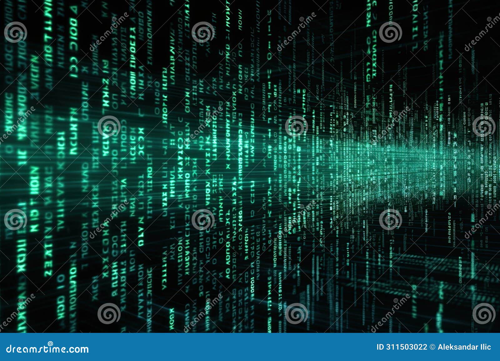 Binary Code Background. Programming and Coding Concept Stock Photo - Image of cyberspace, cloud ...