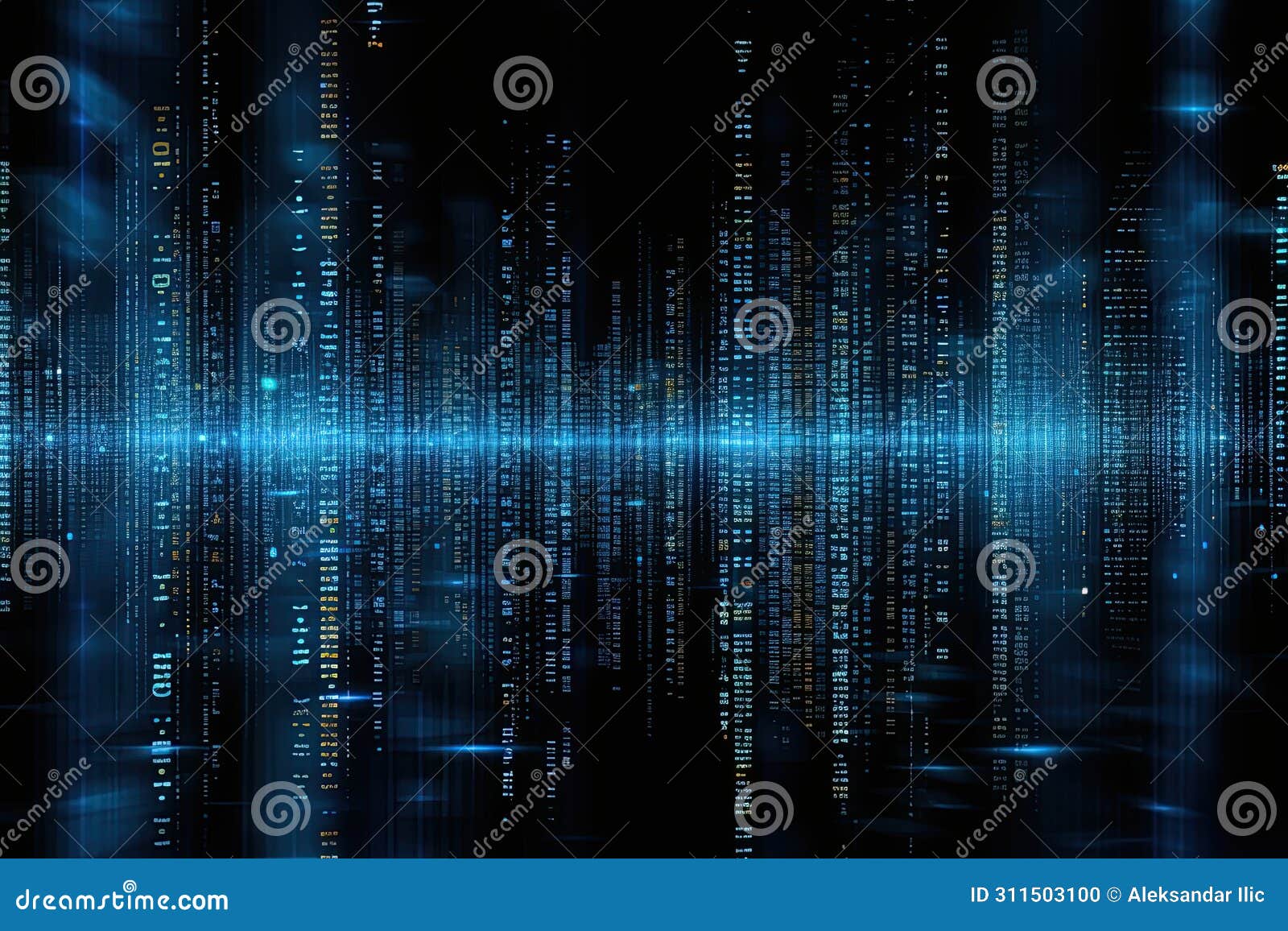 Binary Code Background. Programming and Coding Concept Stock Photo - Image of cloud, green ...