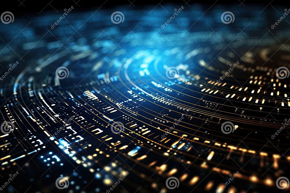 Binary Code Background. Programming and Coding Concept Stock Image - Image of futuristic, board ...