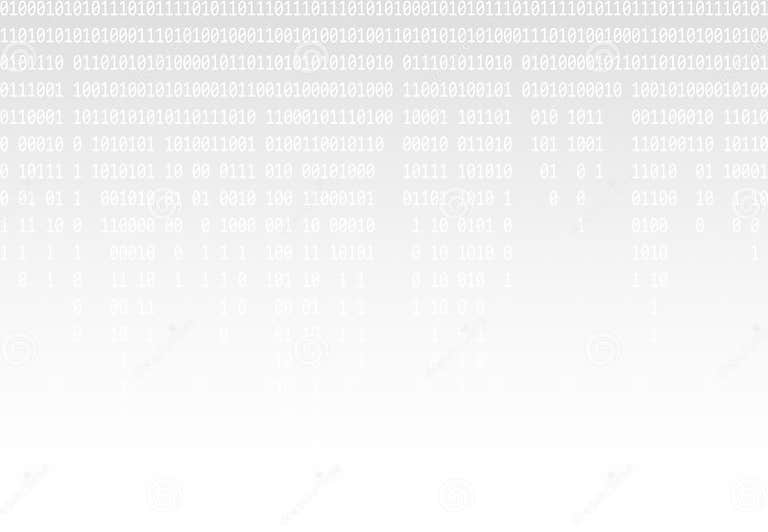 Binary Code Gray Graphics Background Stock Vector - Illustration of ...