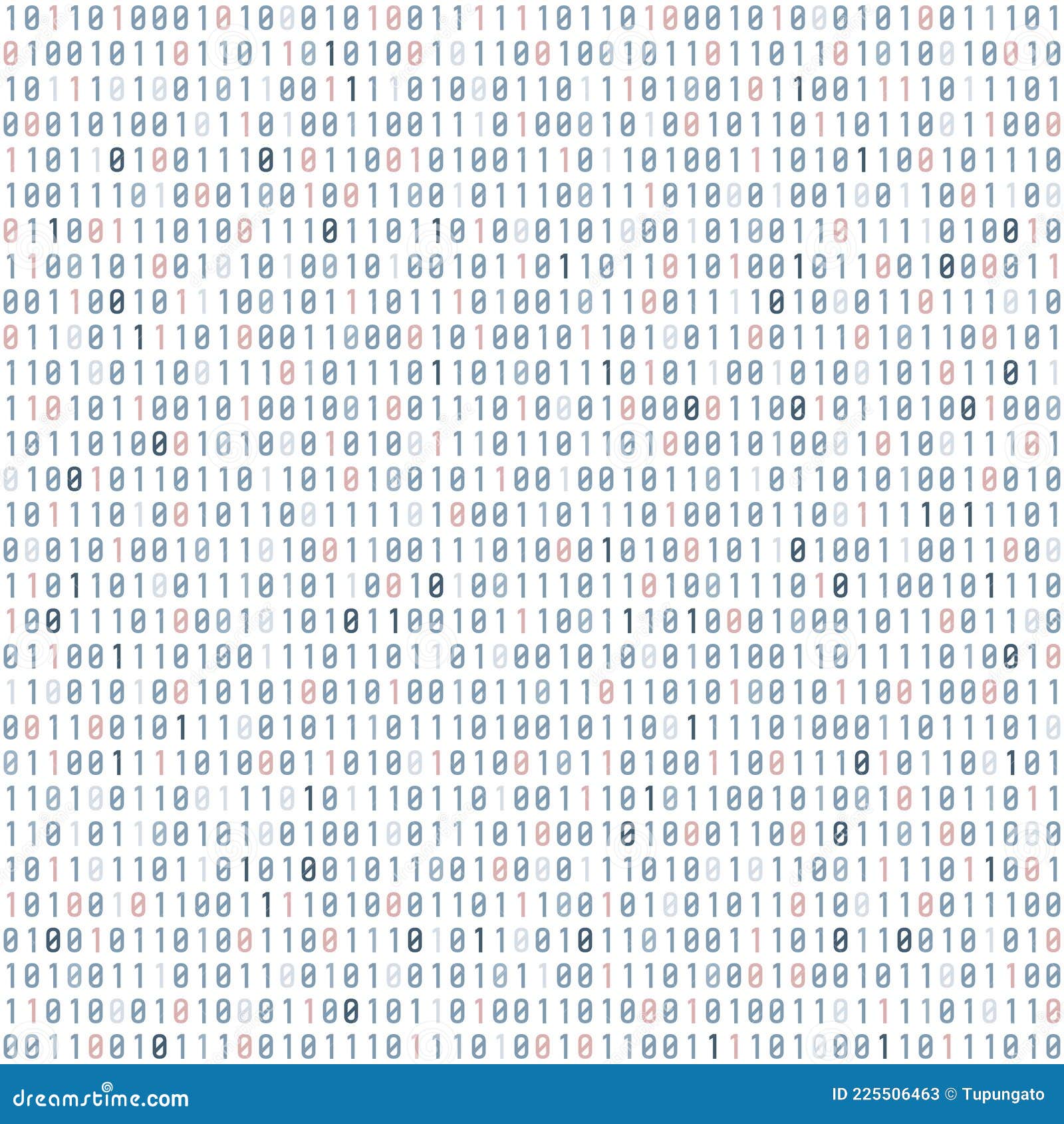 Binary code background stock vector. Illustration of digit - 225506463