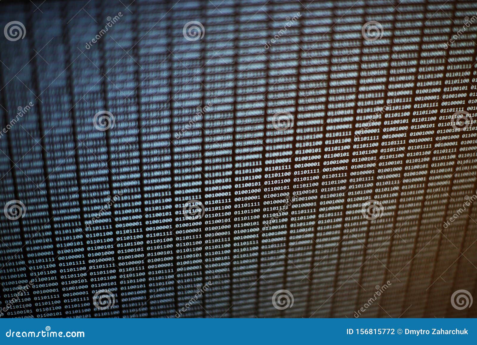 Binary Code Background , Texture with Mathematic Symbols. Numeral ...