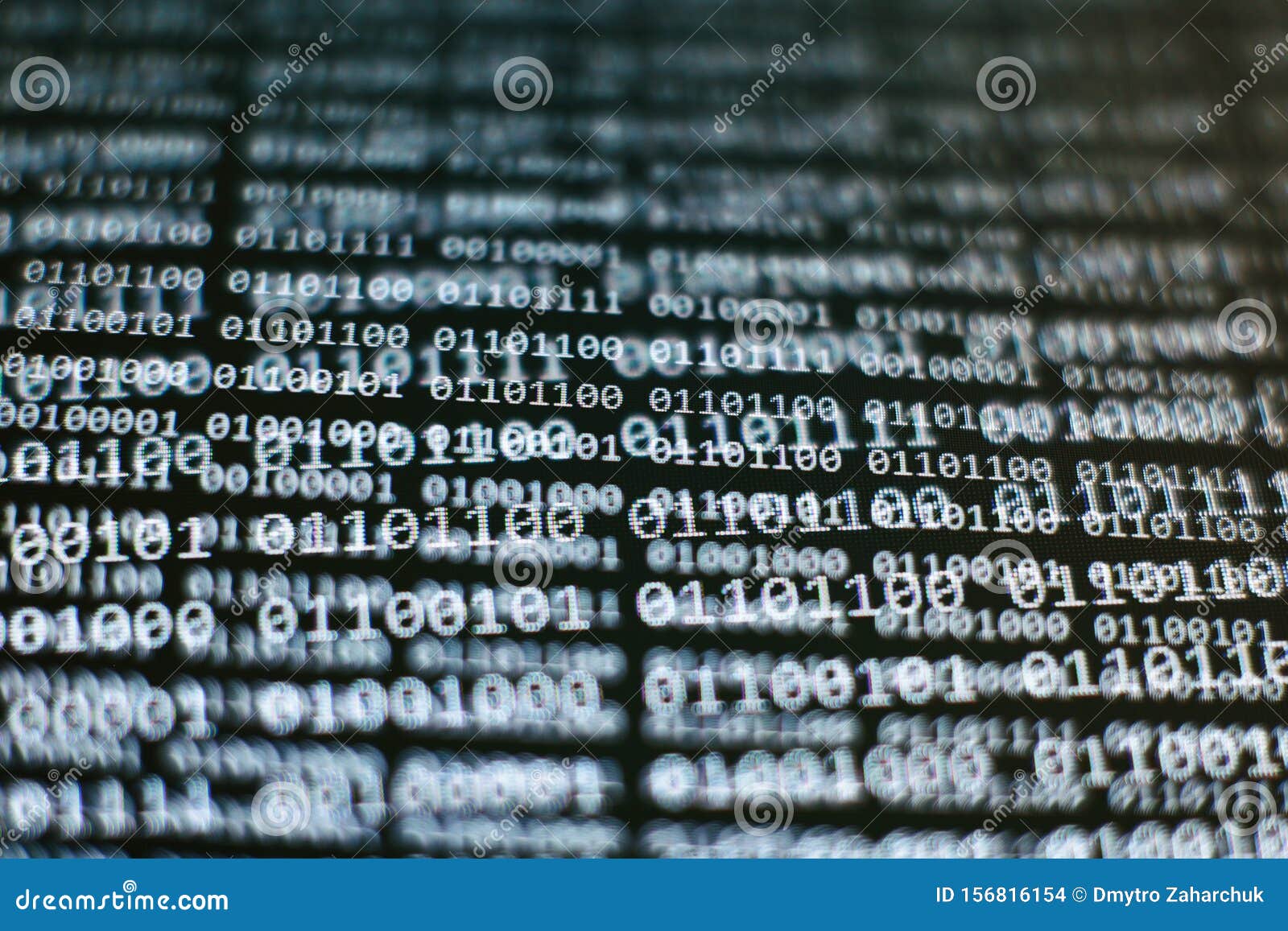 Binary Code Background , Texture with Mathematic Symbols. Numeral ...