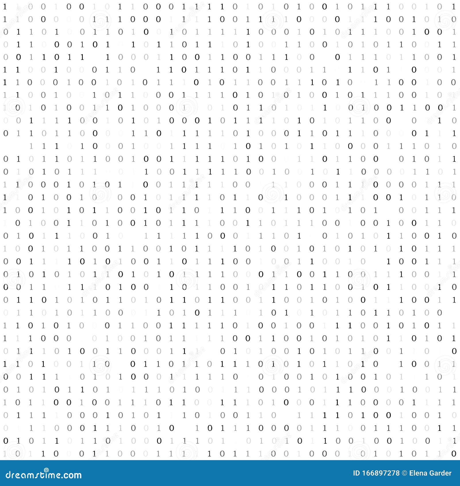 Binary Code Background. Vector Data Symbol. Algorithm Concept Design ...