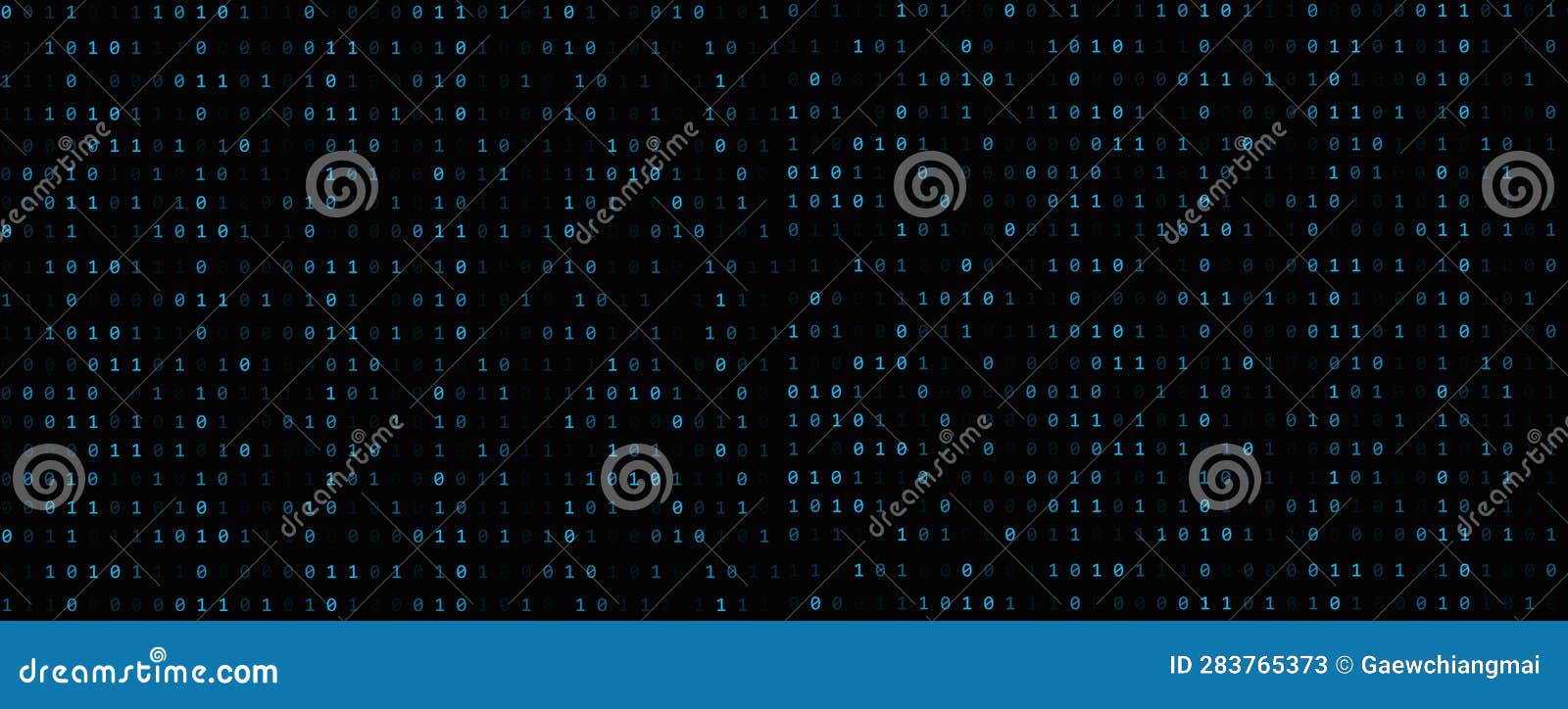 Binary Code Backgrounds A Sequence Of Zero And One Blue Numbers On A