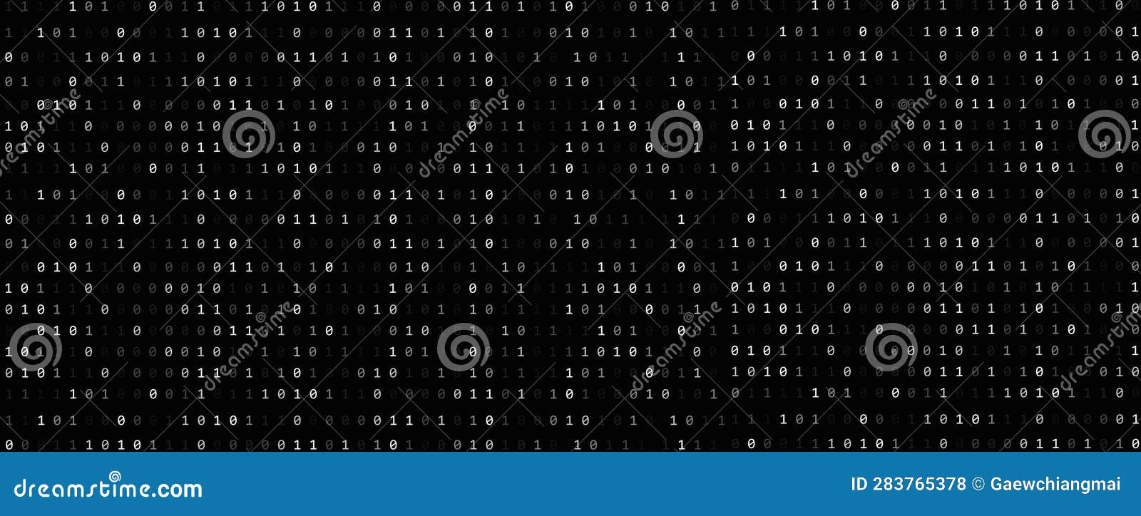 Binary Code Backgrounds, a Sequence of Zero and One, White Numbers, on ...