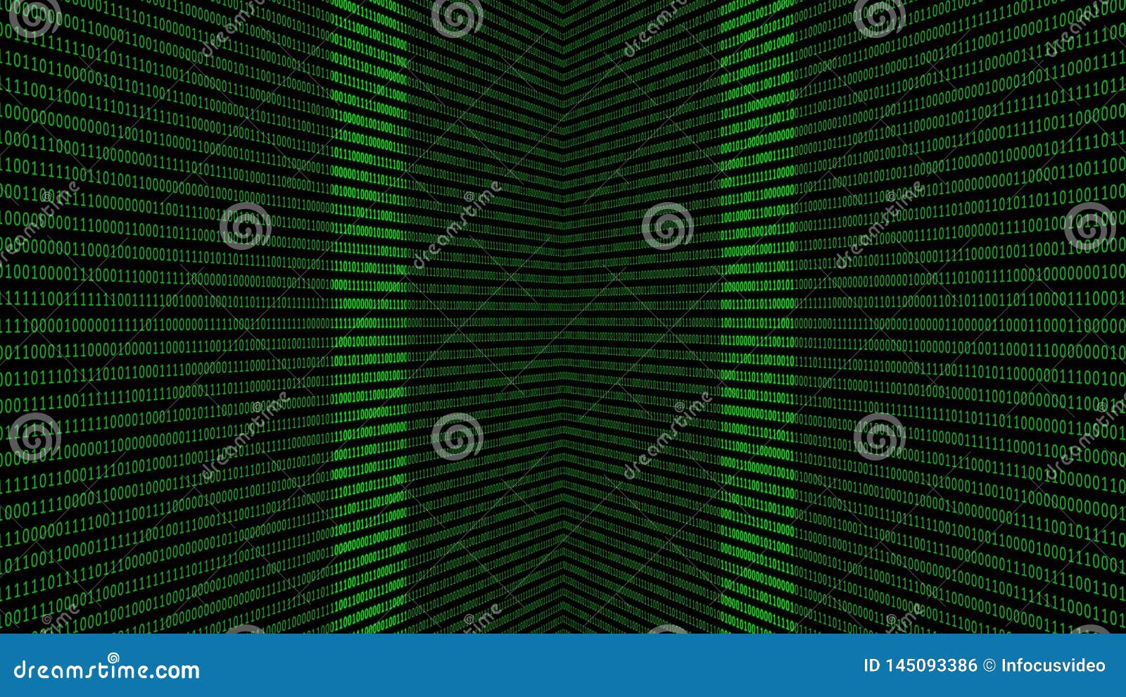 Binary Code Black and Green Animation Stock Footage - Video of ...