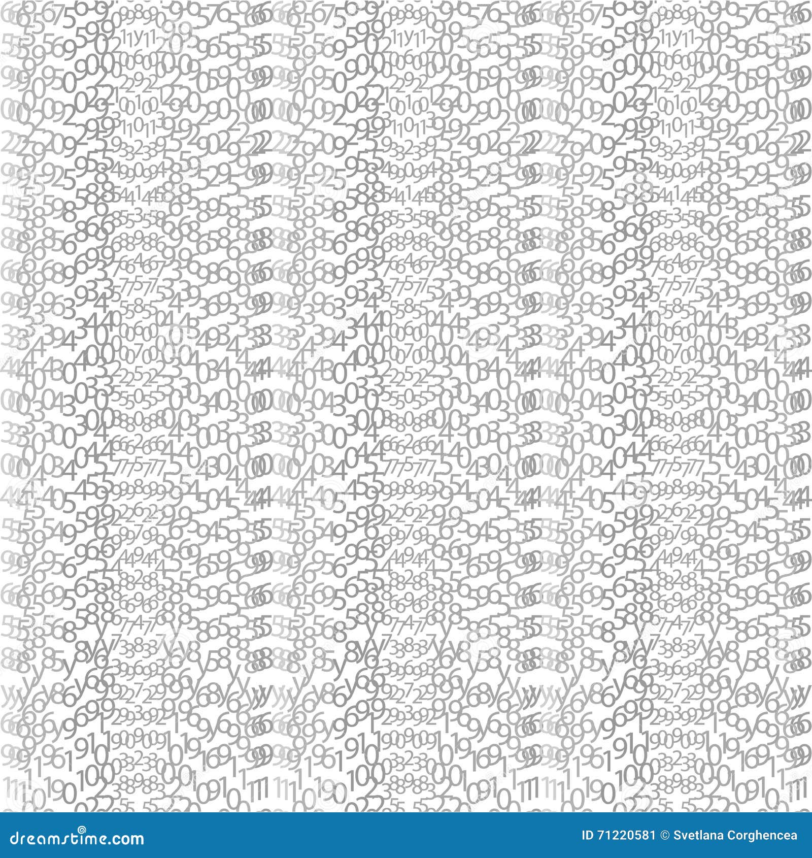 Binary Code Black and White Background with Digits on Screen. Al Stock ...