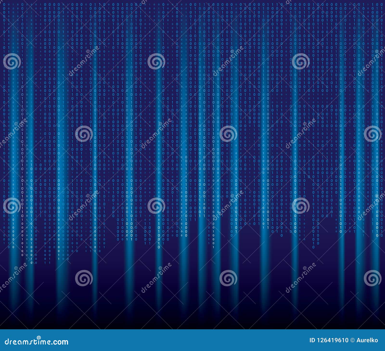 Binary code blue stock vector. Illustration of cryptogram - 126419610 Binary code blue stock vector. Illustration of cryptogram - 126419610