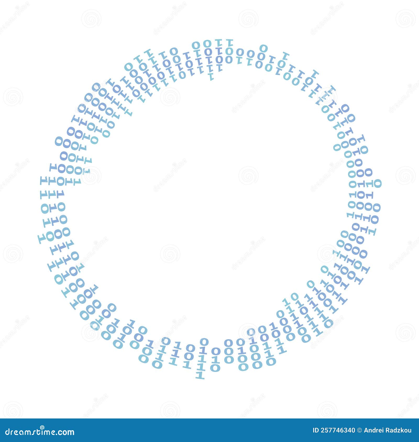 Binary Code Circle with Ones and Zeros. Vector Pattern Stock Vector ... Binary Code Circle with Ones and Zeros. Vector Pattern Stock Vector ...