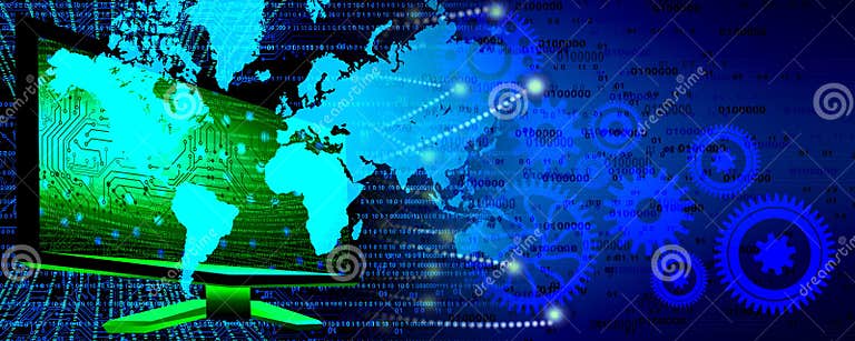 Binary Code Computer Background, Artificial Intelligence Digital Eye Abstract Technology ...