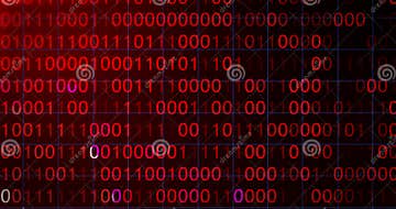 BINARY CODE 3D BG with CAMERA MOVEMENT. Stock Illustration - Illustration of code, connect ...