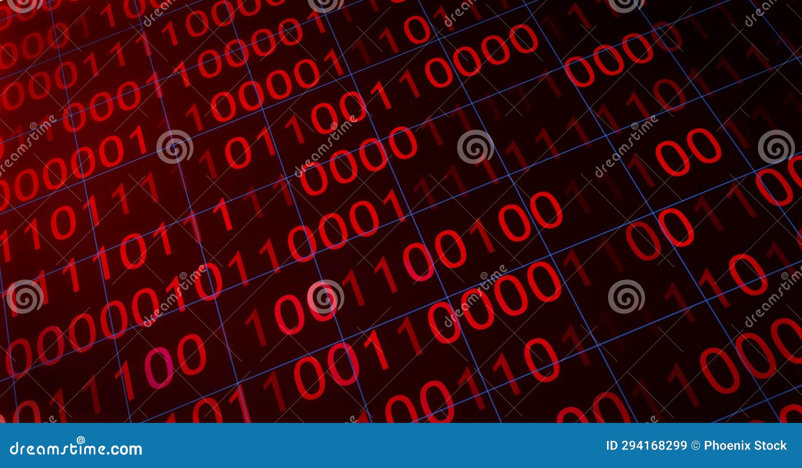 BINARY CODE 3D BG with CAMERA MOVEMENT. Stock Illustration - Illustration of display, connect ...