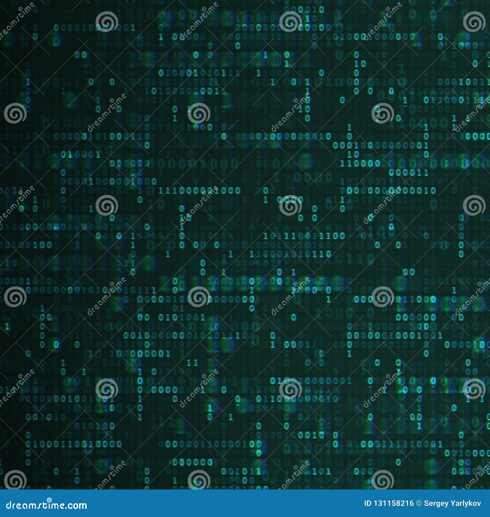 Binary Code Dark Blue Background. Programming Code. Dark Net Concept. Digital Web Technology ...