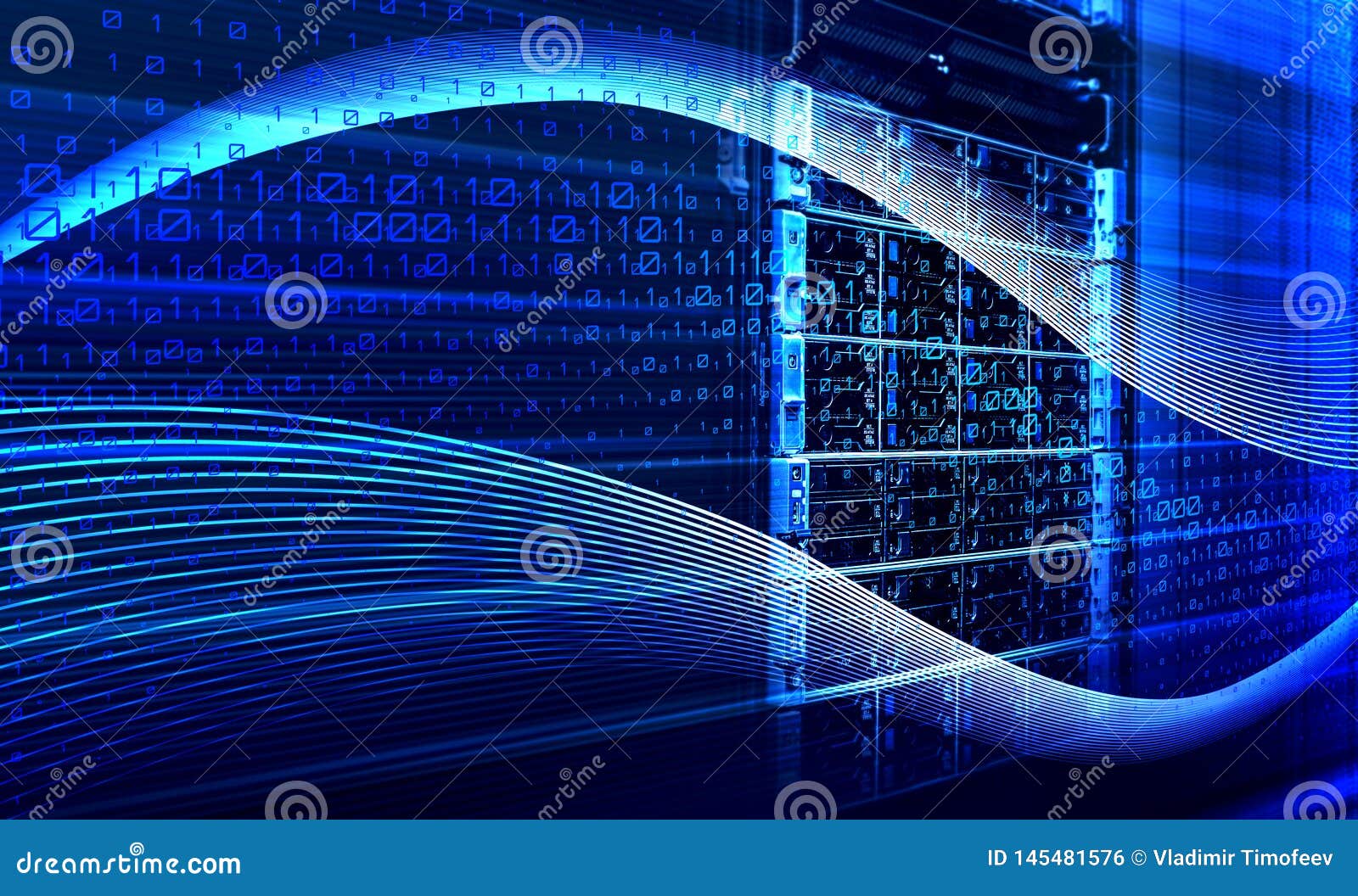 Binary Code Data Flow Inside Server 3D Rendering Stock Illustration ... Binary Code Data Flow Inside Server 3D Rendering Stock Illustration ...