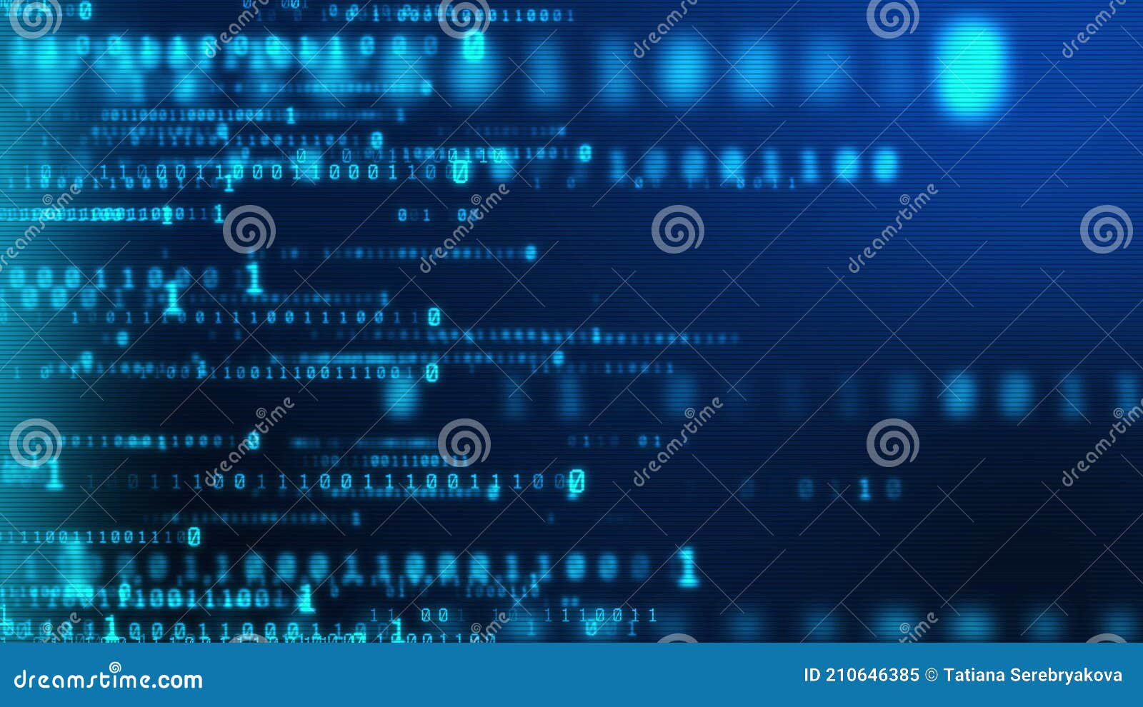 Binary Code Digital Information Technology Background Seamless Loop Stock Video - Video of code ...