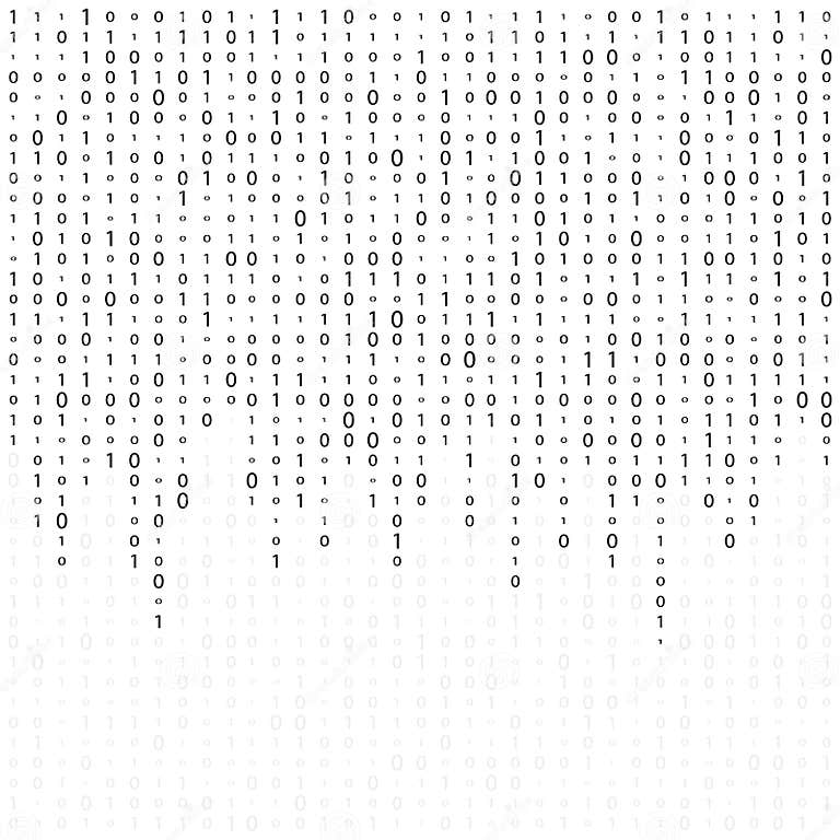 Abstract Matrix Background. Binary Computer Code. Coding. Hacker Concept. Vector Background ...
