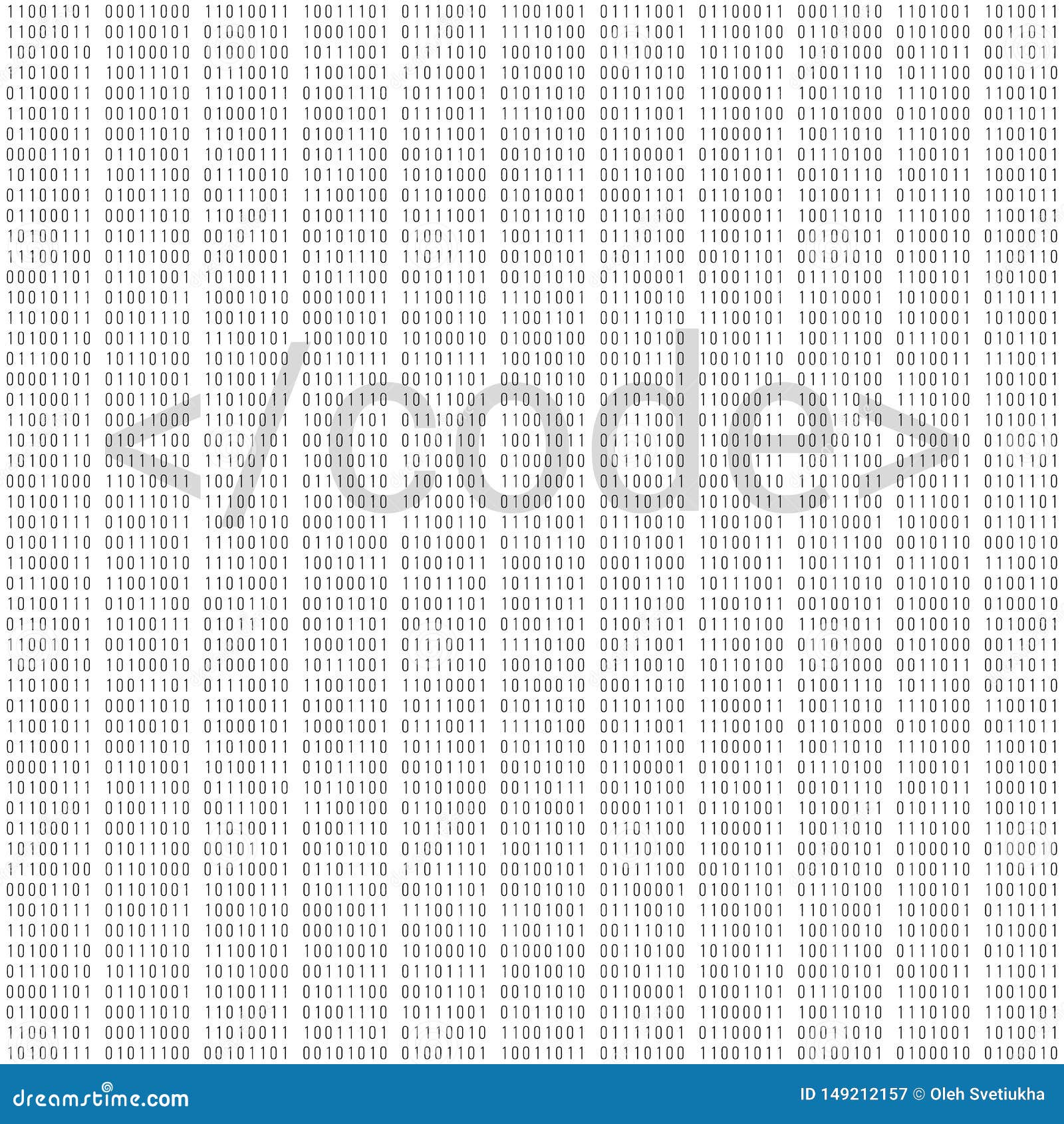 Binary Code Digital Technology Background Computer Data By 0 And 1 Algorithm Binary Data Code