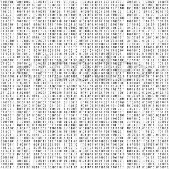 Binary Code Digital Technology Background. Computer Data by 0 and 1 ...