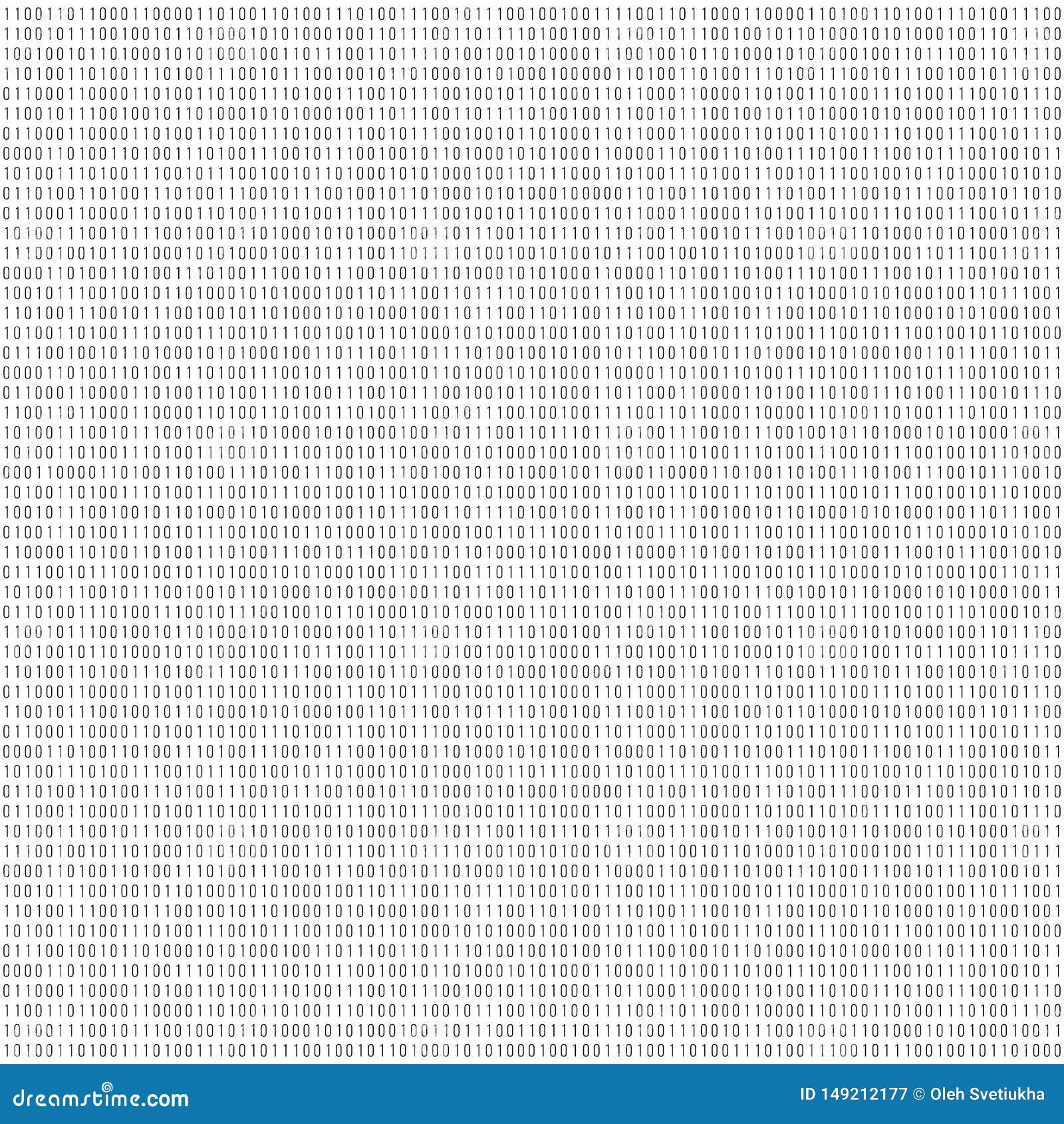 Binary Code Digital Technology Background Computer Data By 0 And 1 Algorithm Binary Data Code
