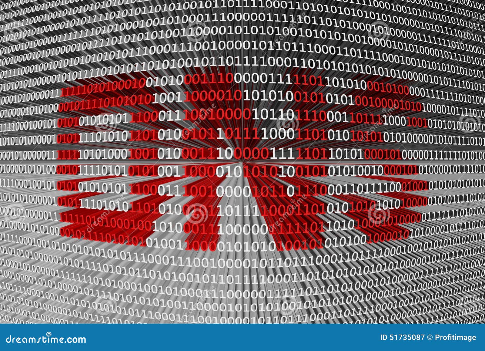Binary code DNS stock illustration. Illustration of network - 51735087