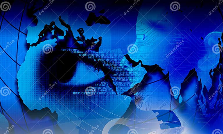 Binary Code Eye Background, Artificial Intelligence Digital Eye Abstract Technology Background ...