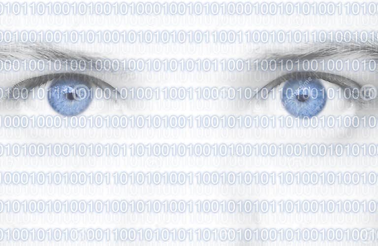 Binary Code Eyes stock image. Image of eyes, beauty, eyelash - 16828421