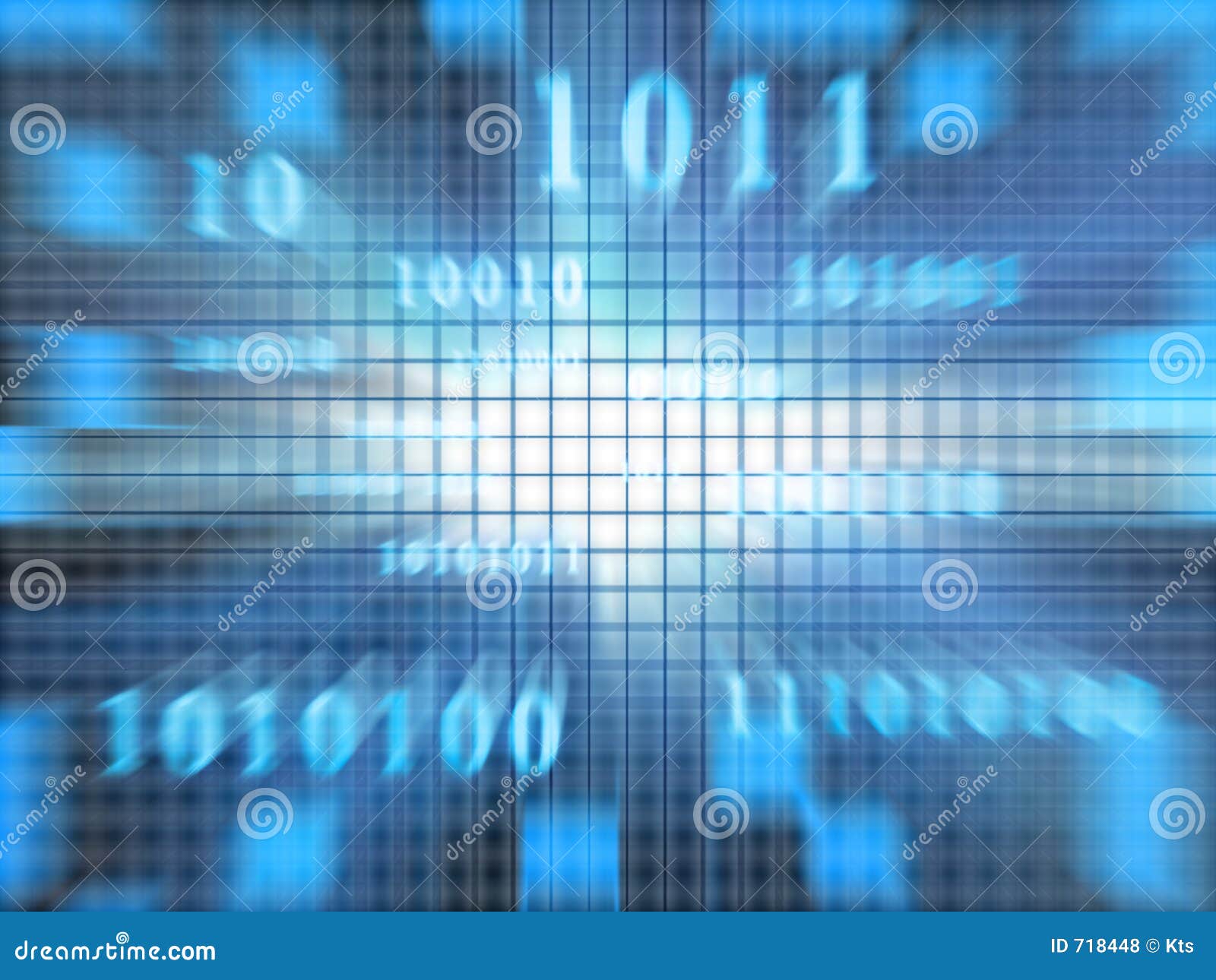 Binary Code (Fast Zoom) stock illustration. Illustration of commerce ...