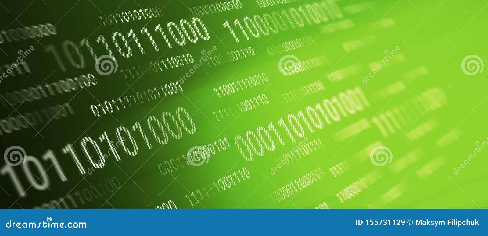Binary code flowing stock image. Image of language, security - 155731129