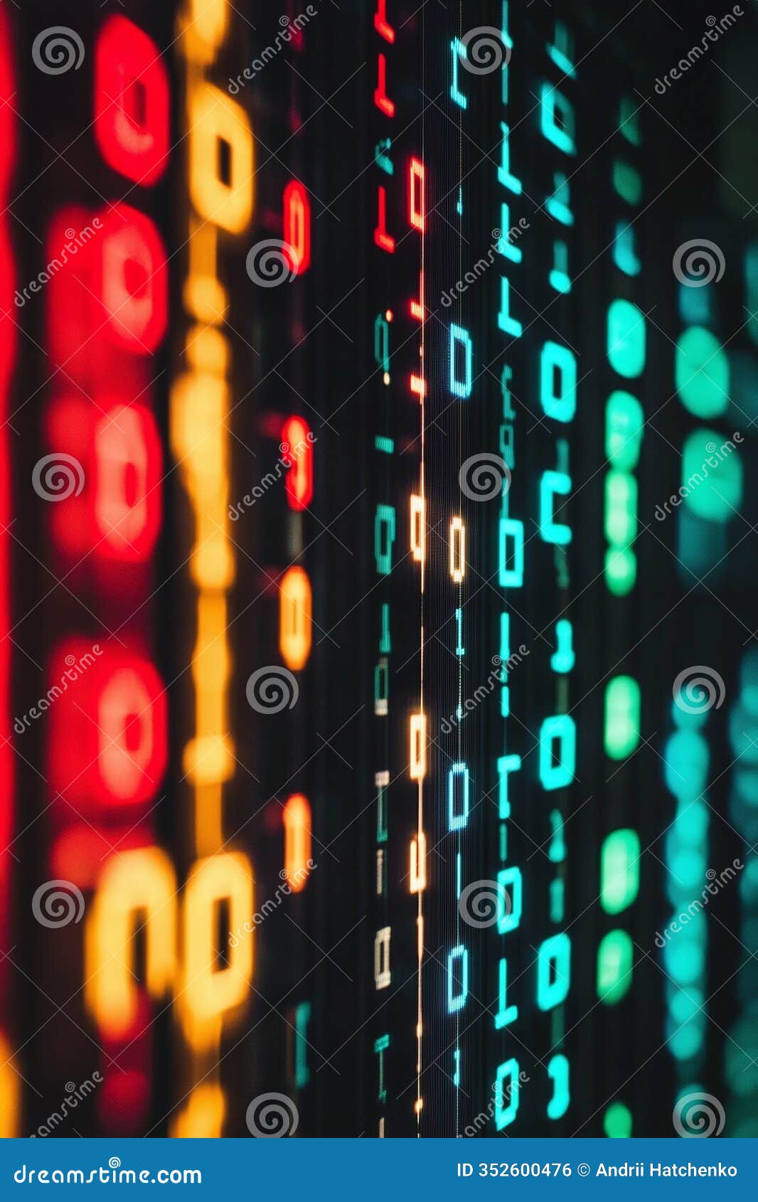 Binary Code Forming Grid Structure Stock Illustration Illustration Of Grid Binary 352600476