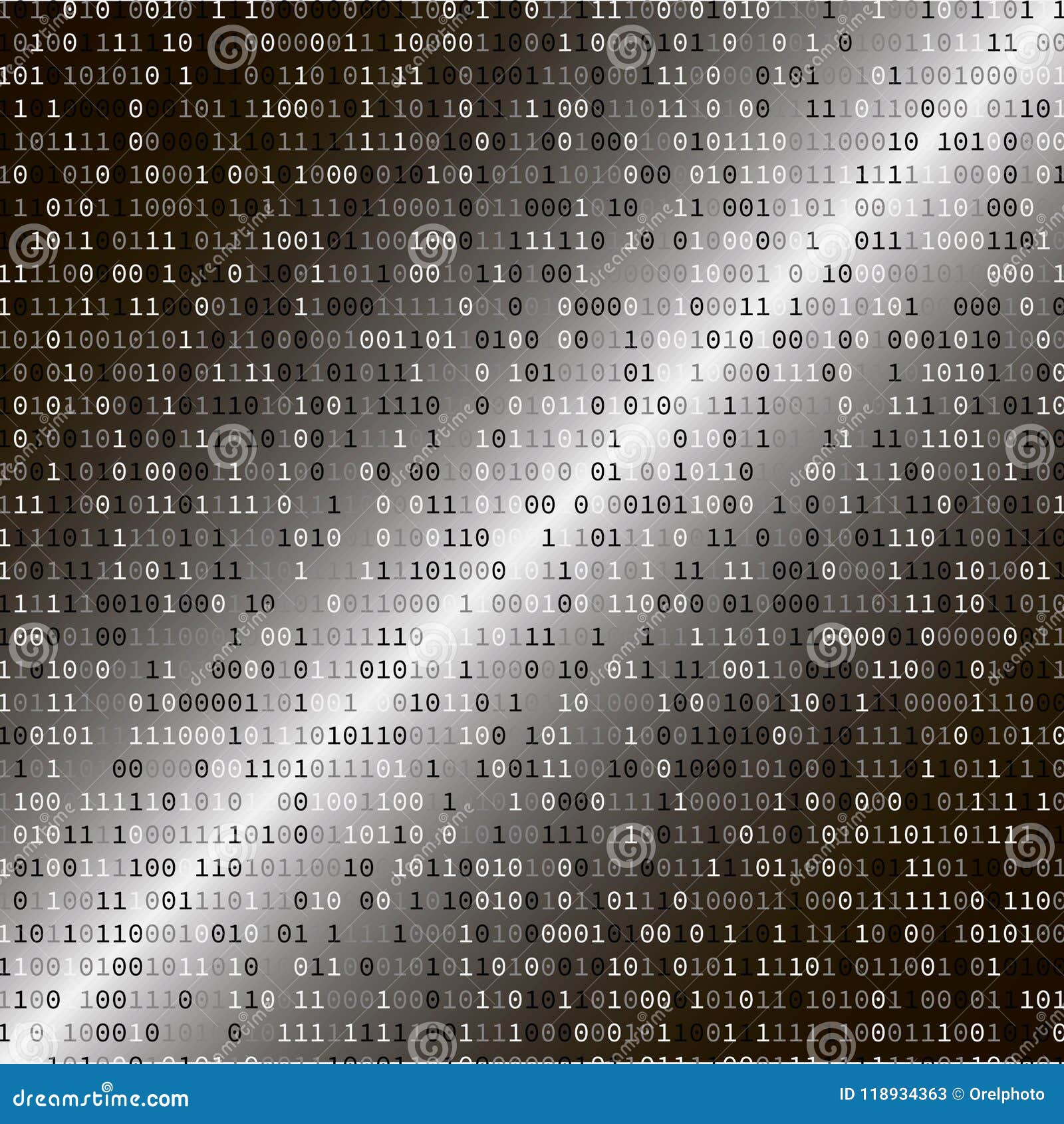 Binary Code. Internet Security Concept. Stock Vector - Illustration of ...