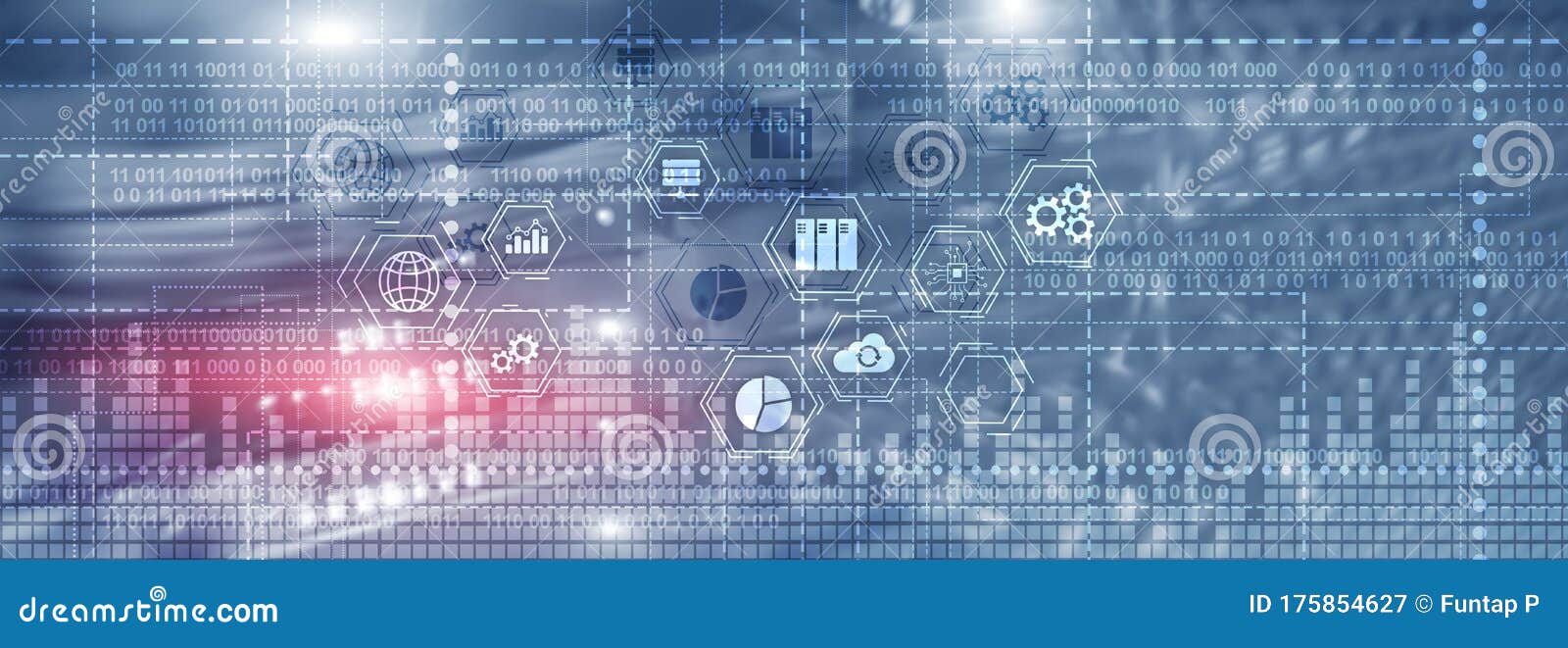 Binary Code. ICT - Information and Telecommunication Technology and IOT ...