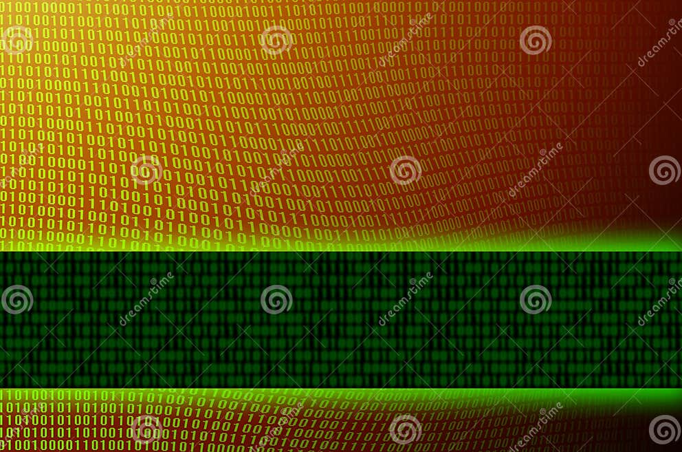 Binary code stock illustration. Illustration of curvature - 120723954