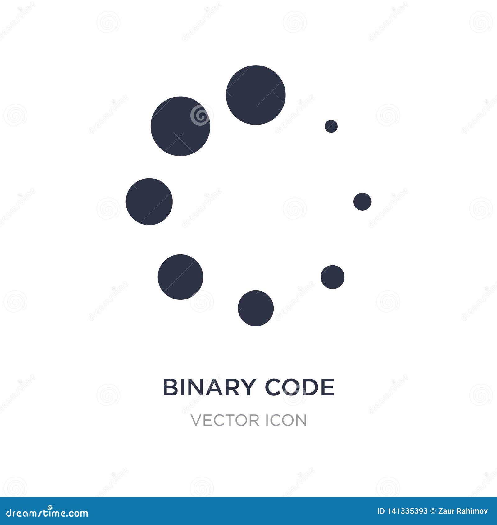 Binary Code Loading Icon on White Background. Simple Element ... Binary Code Loading Icon on White Background. Simple Element ...