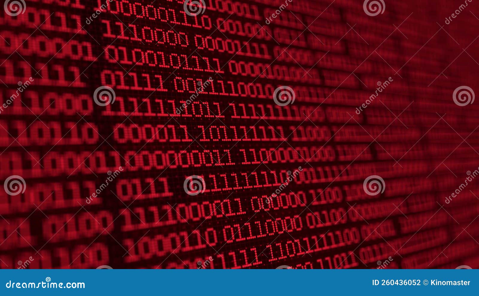 Binary Code Matrix Background With Red Digits On Black Background Algorithm Binary Data Code