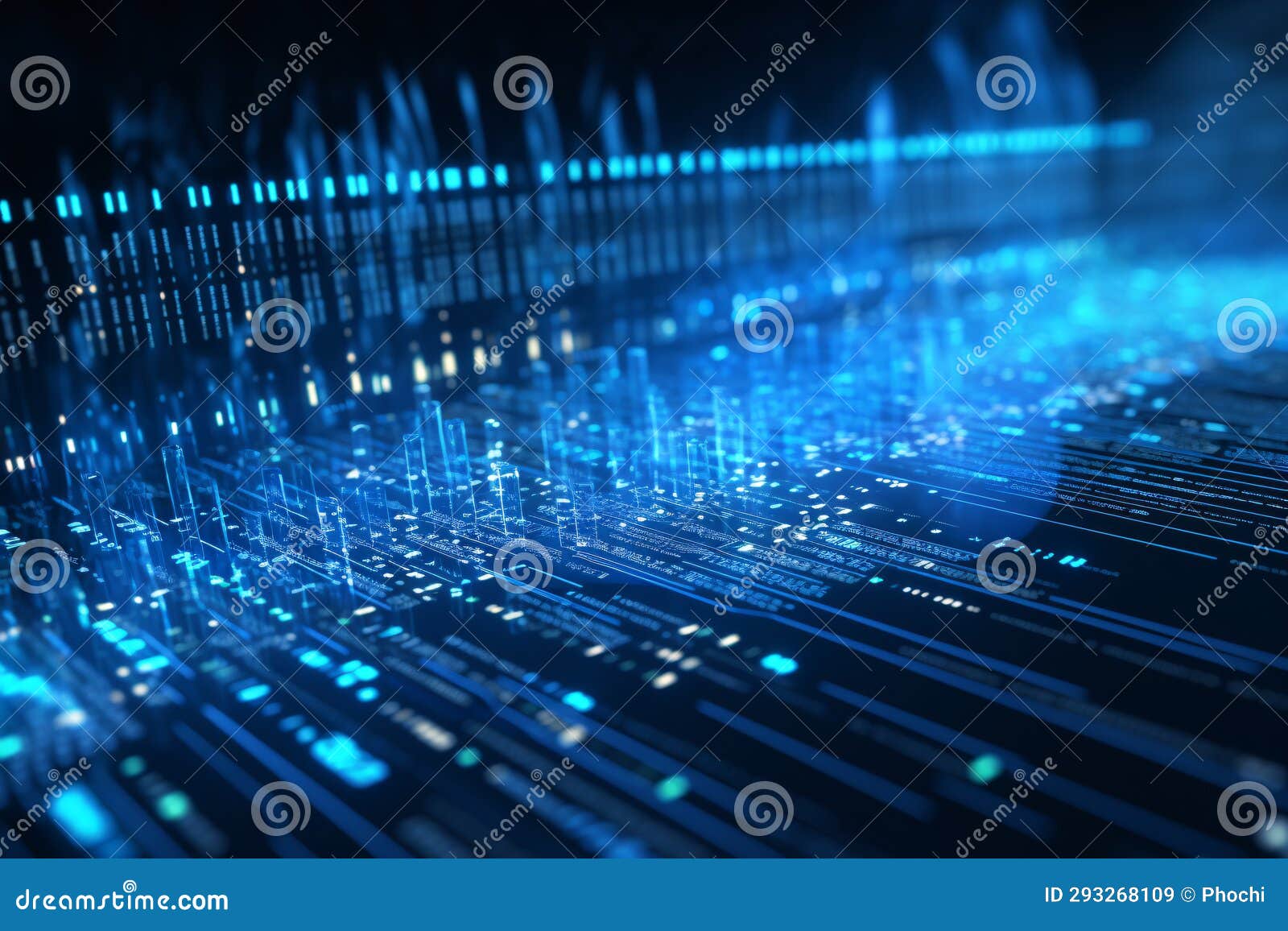 Binary Code Matrix. Digital Information Technology Background Stock ...