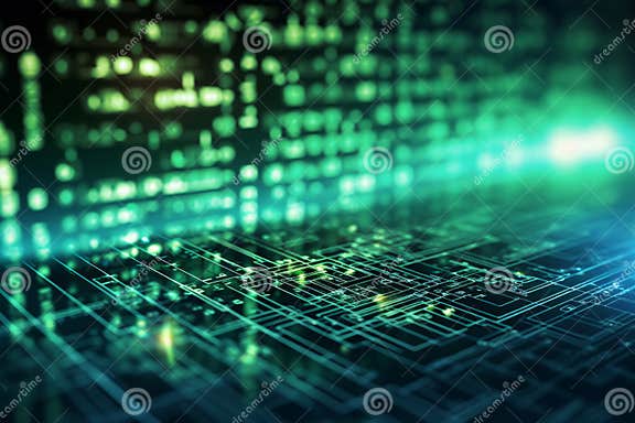 Binary Code Matrix. Digital Information Technology Background Stock ...