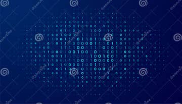 Binary Code Number System Concept Background Design Stock Vector ...