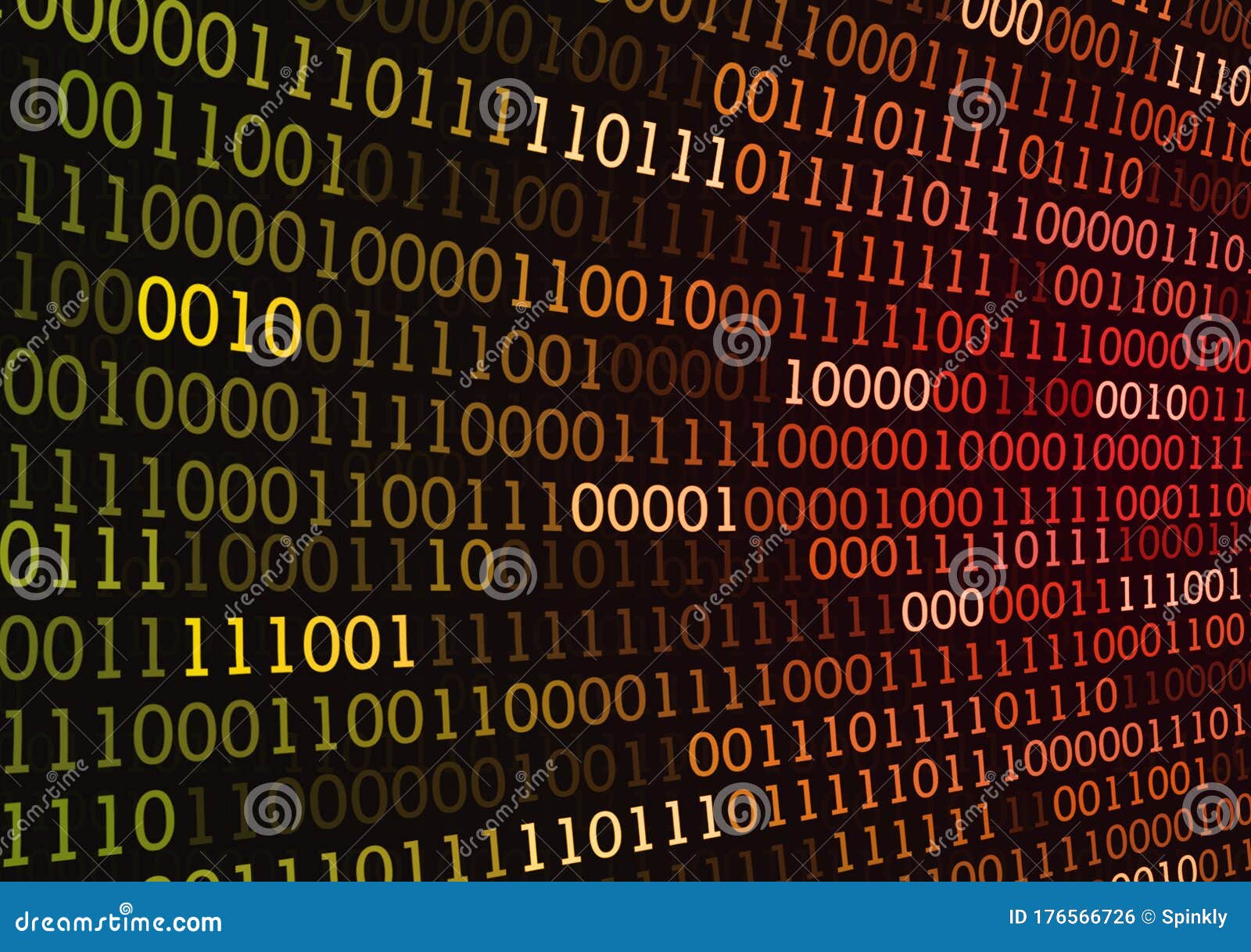 Binary Code Numbers For Computer Background Royalty-Free Stock Image ...