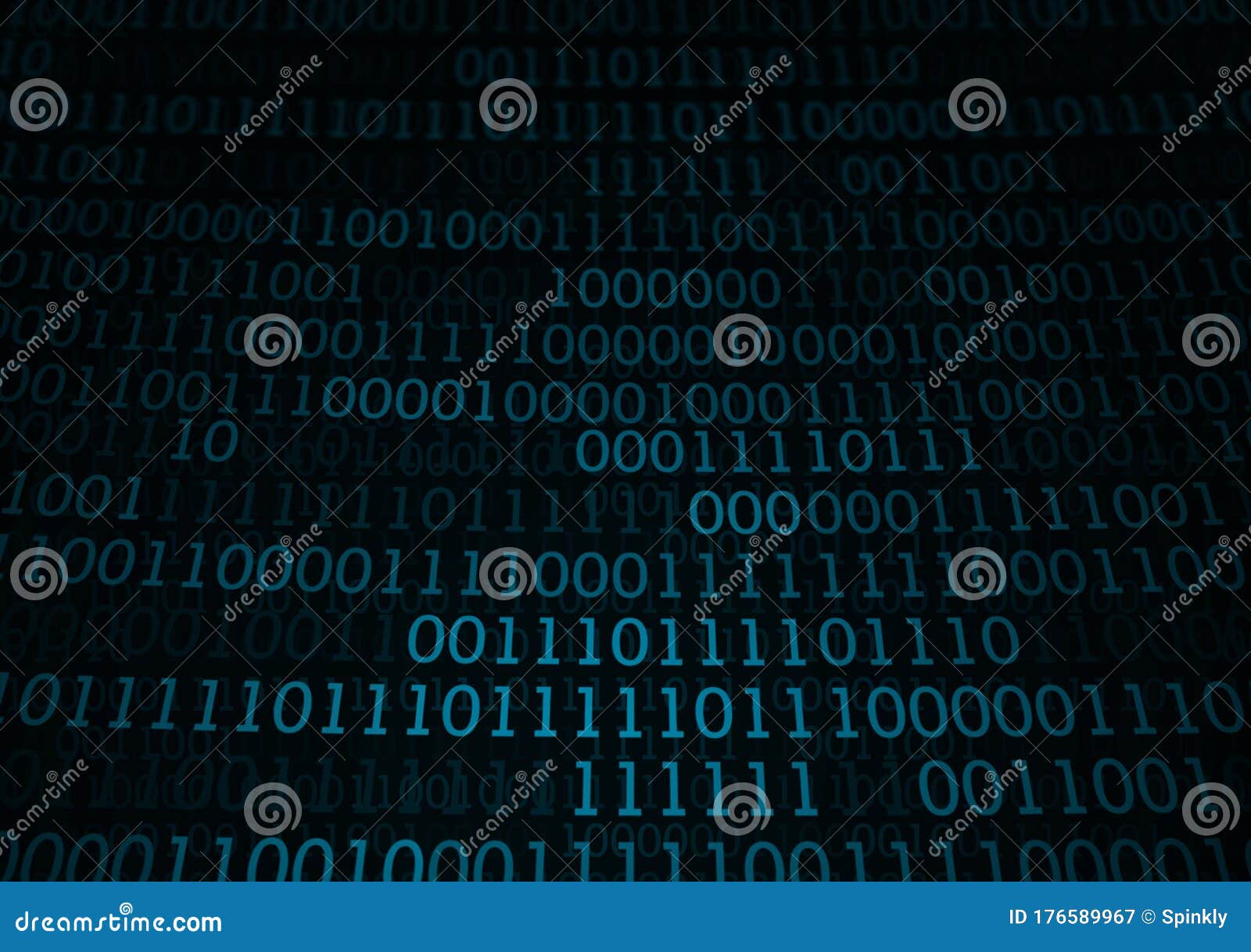 Binary Code Numbers For Computer Background Stock Image - Image of ...