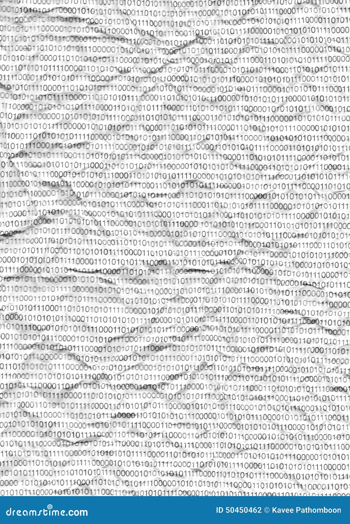 Binary code on paper stock photo. Image of file, alphabet - 50450462