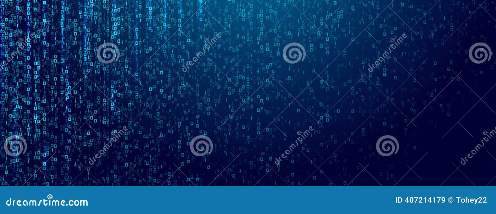 Big Data Stream Futuristic Infographic On Digital Cyber Surface ...