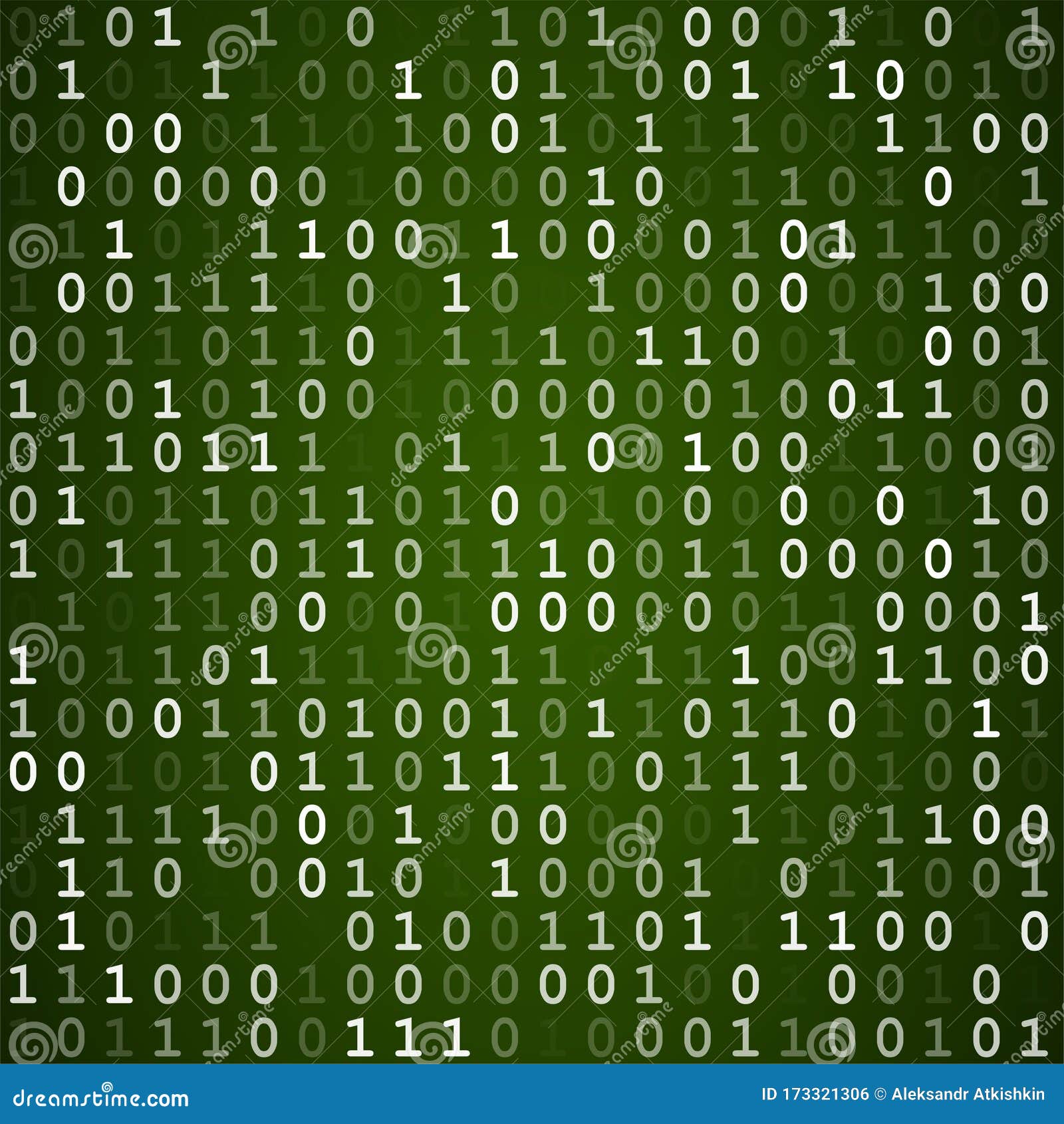 Binary Code Screen stock vector. Illustration of size - 173321306